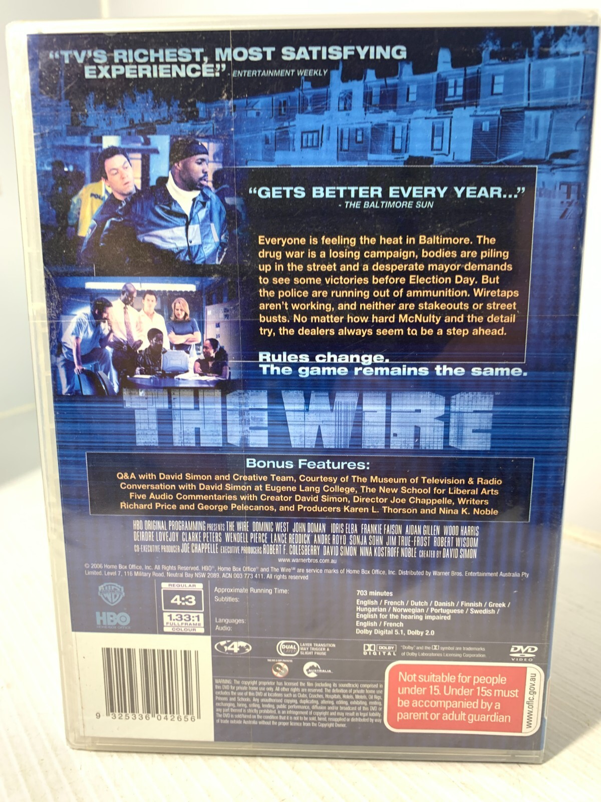 THE WIRE SEASON 3 DVD 5 DISC SET REGION 4 BRAND NEW AND SEALED | eBay