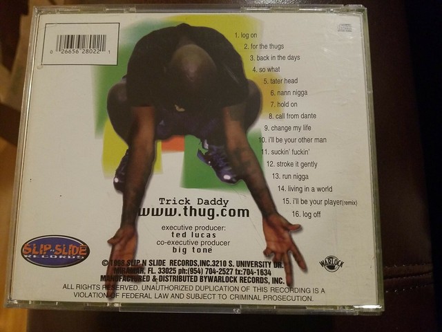 www.thug.com [PA] by Trick Daddy (CD, Sep-1998, Warlock) for sale ...