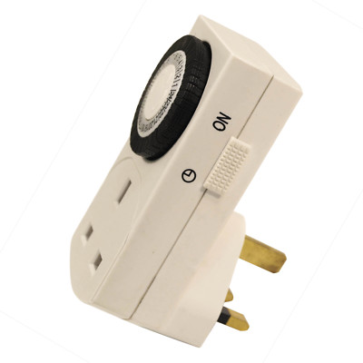 13A AMP PLUG IN MECHANICAL TIMER 30min MULTI SEGMENTS SWITCH up to 24 ...