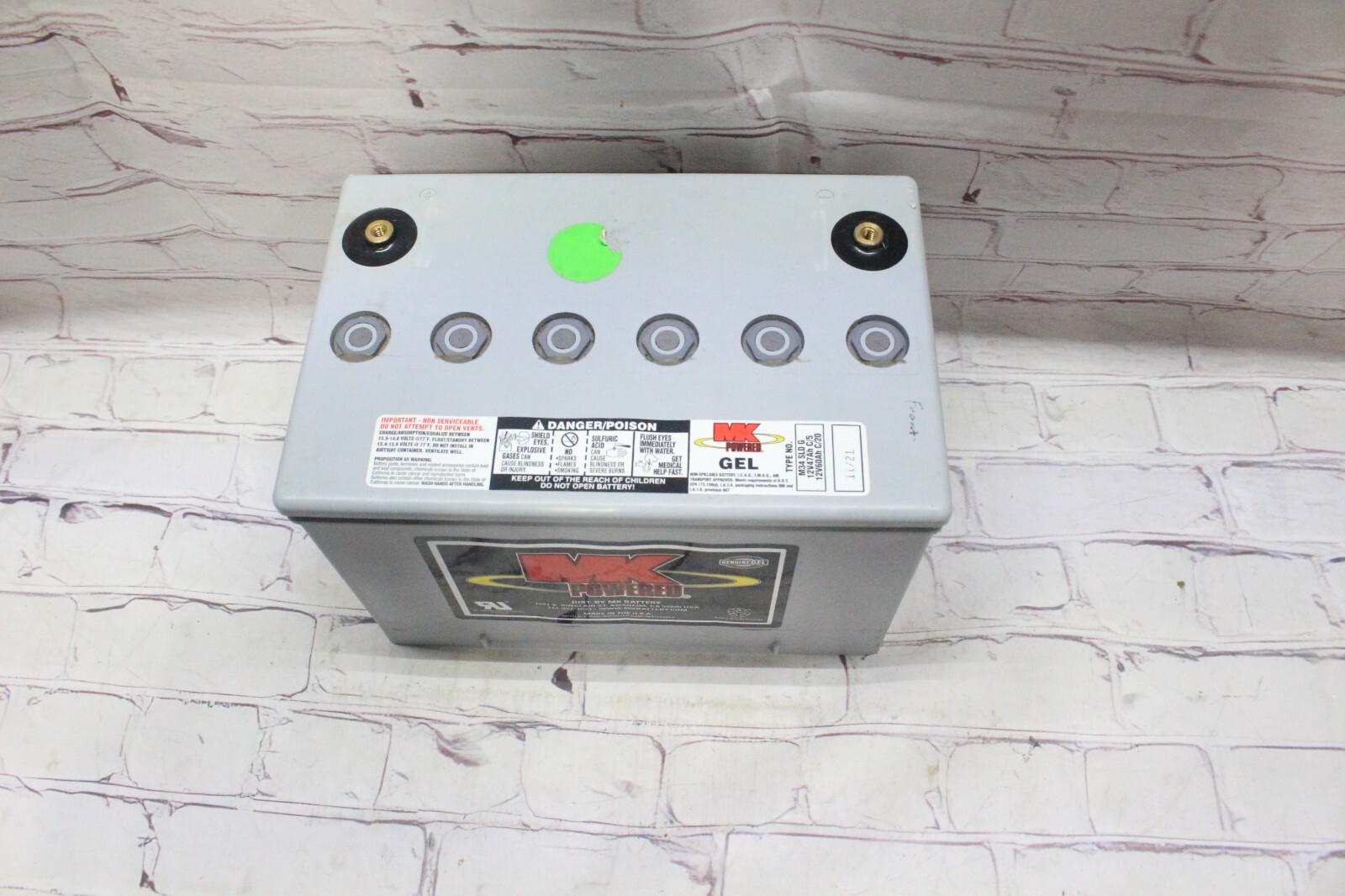 MK Power M34-SLD-G 12V 60 Amp AGM Gel Heavy Duty Battery | eBay