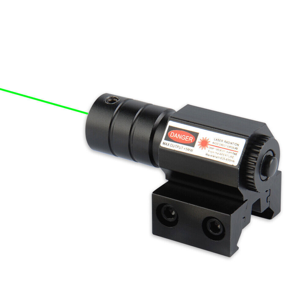 Tactical Green/Red Laser Beam Dot Sight 11/20mm Rail For Pistol Taurus ...