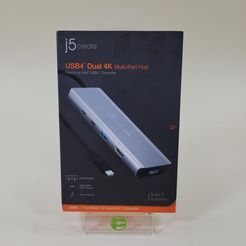 New j5create USB4 Dual 4K Multi Port Hub JCD401-2A | eBay