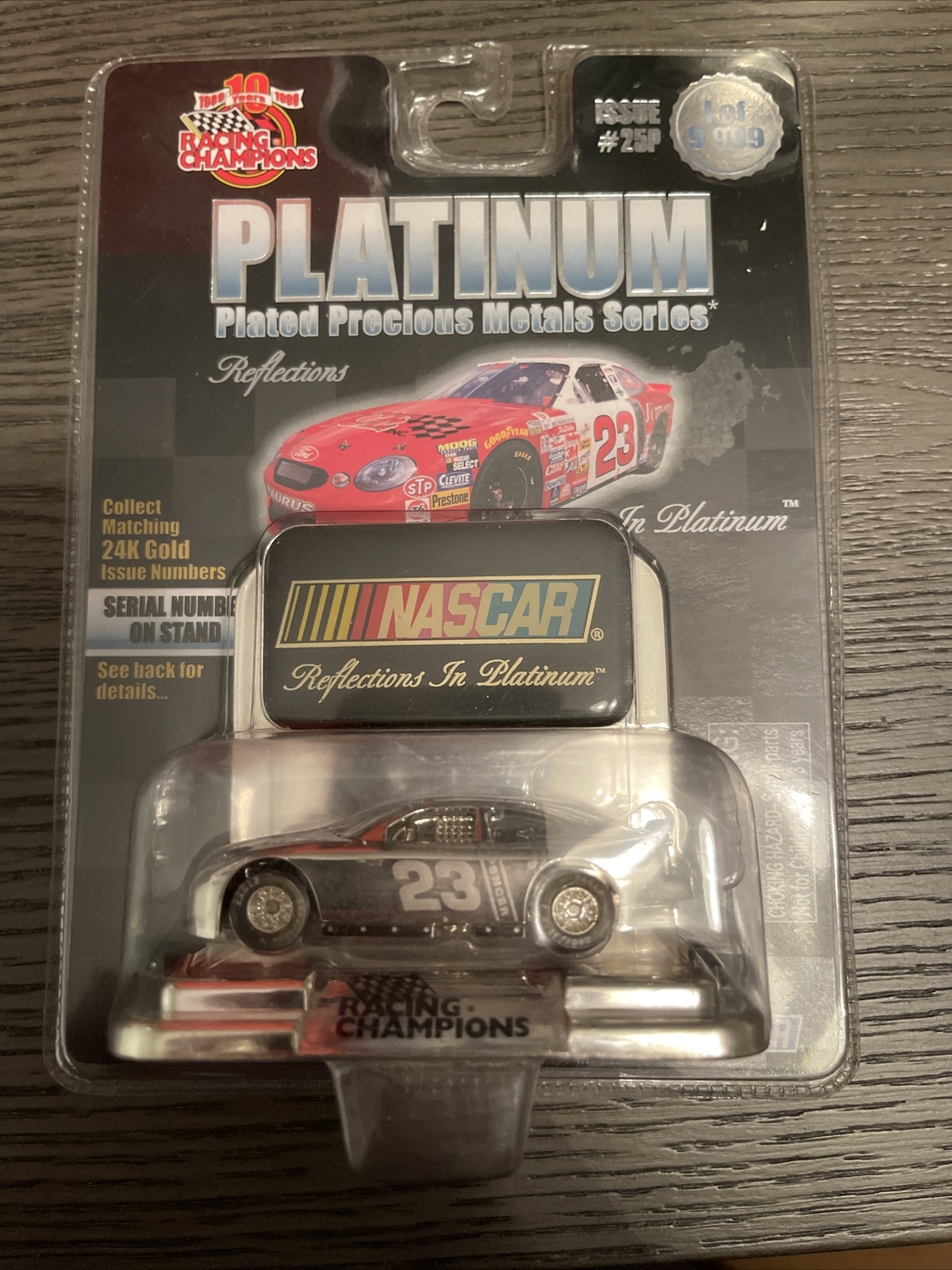 1999 Racing Champions Platinum #25P NASCAR Issue #25P 1/9,999 Number 1 ...