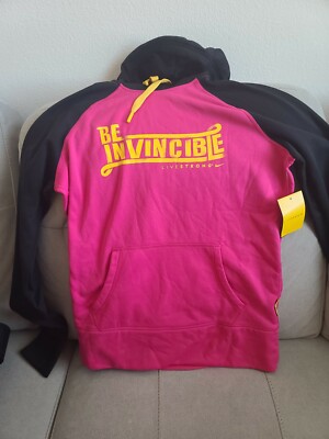 Nike Livestrong Be Invincible Hoodie Pink Black Yellow Women’s Medium ...