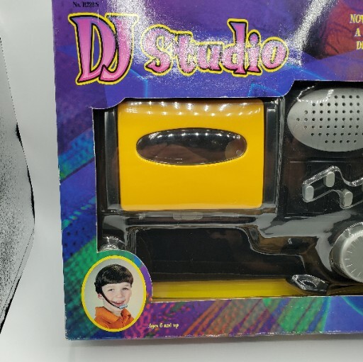 Yellow Polyfect Toys Kids DJ Studio w Cassette Player and Headset ...