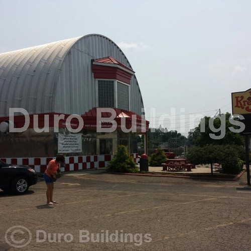 DuroSPAN Steel 51x80x17 Metal Building Roof Structures Open Ends ...