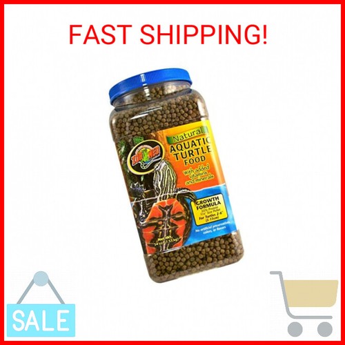Croci Zoo Med Natural Aquatic Turtle Food, Growth Formula, 54-Ounce, 3. ...