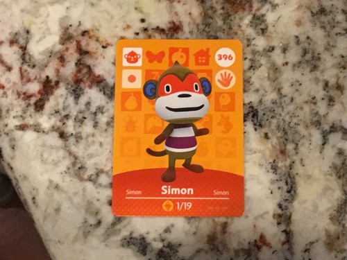 SIMON 396 Animal Crossing Amiibo Authentic Nintendo Mint Card From ...