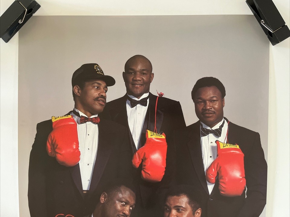 Original Vintage Champions Forever Boxing Legends Poster Ali Fraser ...