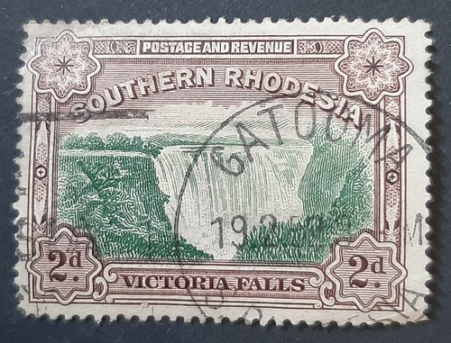 Southern Rhodesia: 1930-1941 Definitives - 2d Victoria Falls - Perf 14 ...