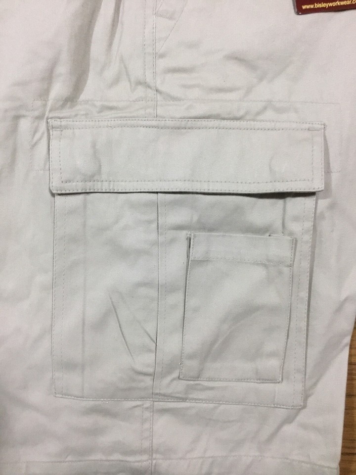 Bisley Cargo Work Short Casual Natural Cotton Size 97cm Ex-sample ...