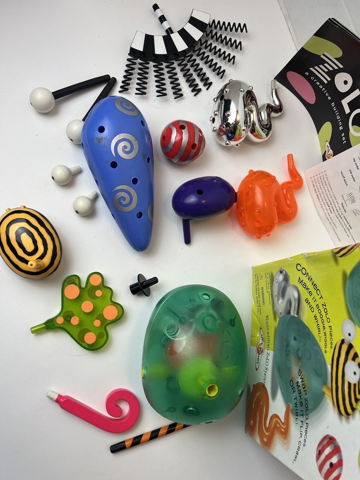 Rare 1997 Motorized Zolo Toy A Creative Learning Toy 100% Complete 1 ...