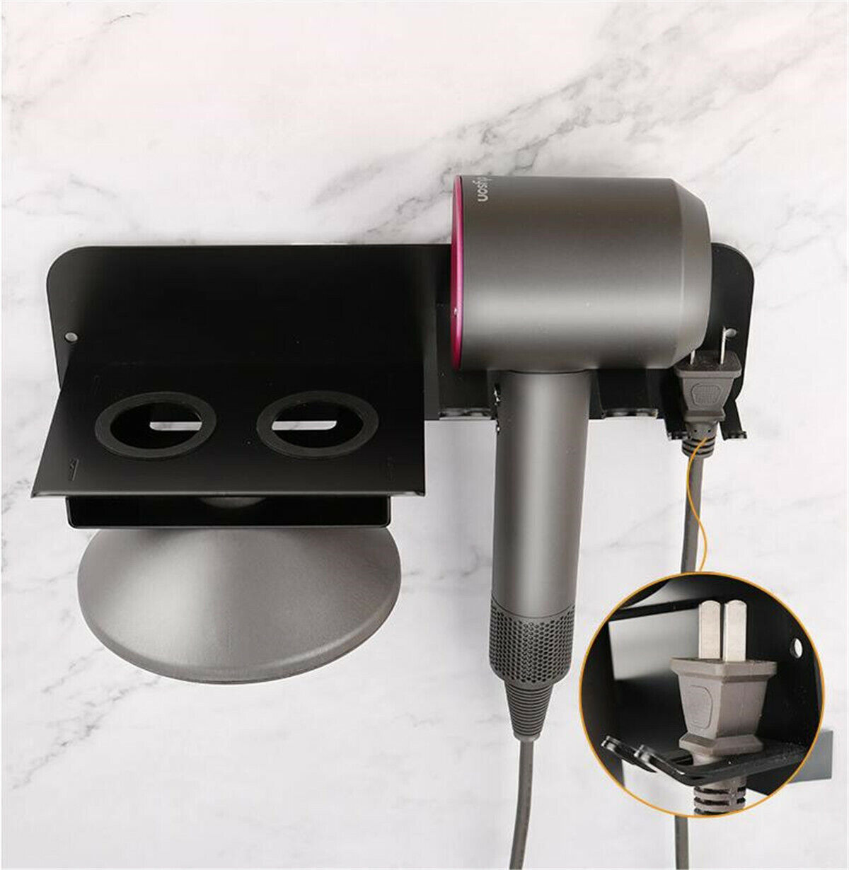 Metal Magnetic Wall Mount Bracket Holder for Dyson Supersonic Hair ...