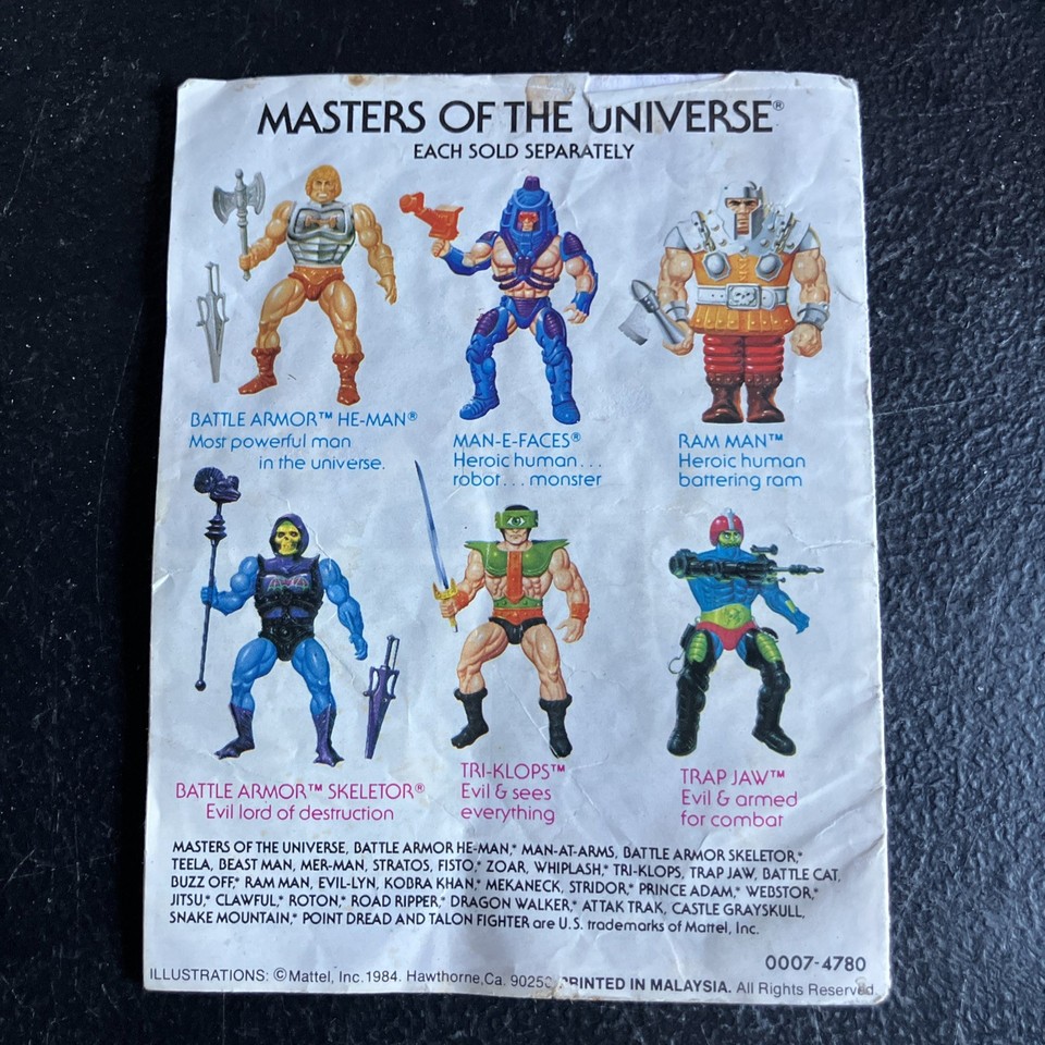 LOT OF 6! Vtg 1982 MOTU He-Man Mini Comic Book Booklets 80s! | eBay