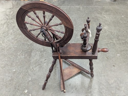 Antique 1800s Saxsony Irish Style Vintage Primitive Colonial Spinning ...