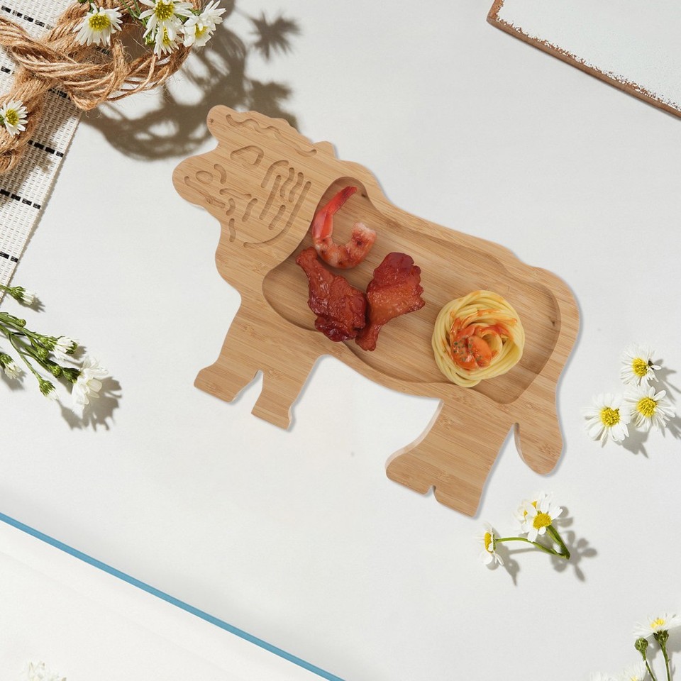 Food Serving Tray Christmas Appetizer Butcher Block for Kitchen Prep ...