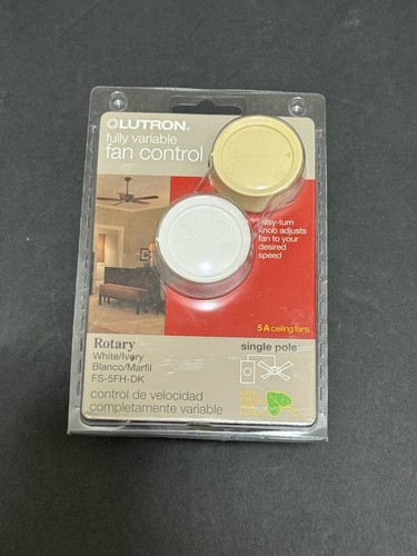 Lutron Fan Control Fully Variable Single Pole Rotary Exhaust Mutiple ...