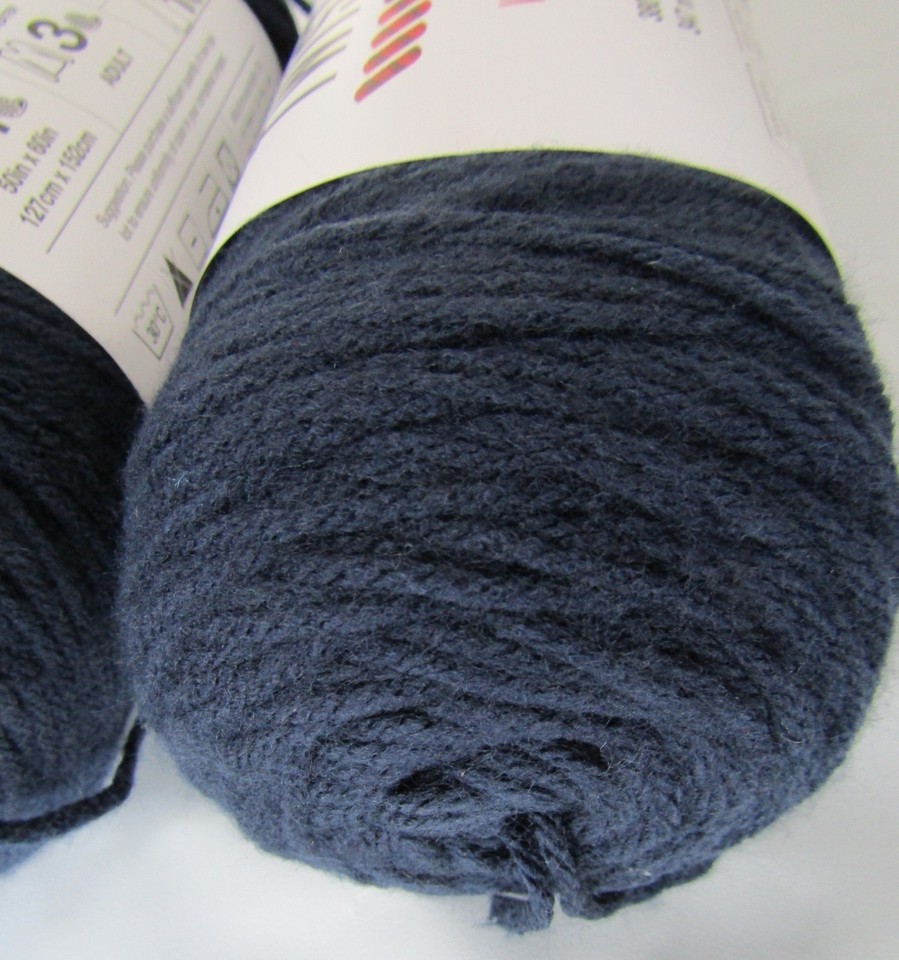 BIG TWIST Value Yarn Varsity Navy Blue Acrylic Yarn 380 Yards 6oz #4 ...