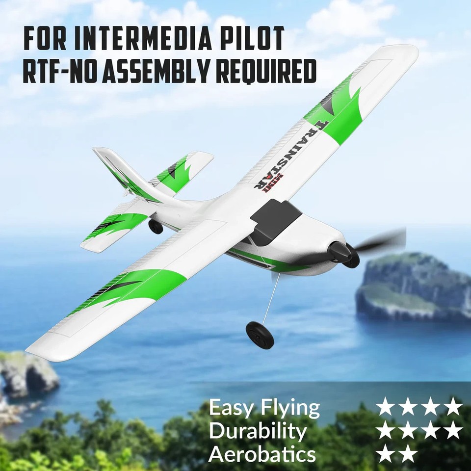 Remote Control Plane RC Training Airplane 3CH 400mm RTF with Flight ...