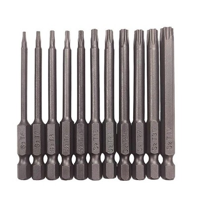 Screwdriver Bit Set Steel Star 6 Point Screw Driver Kit Tool ...
