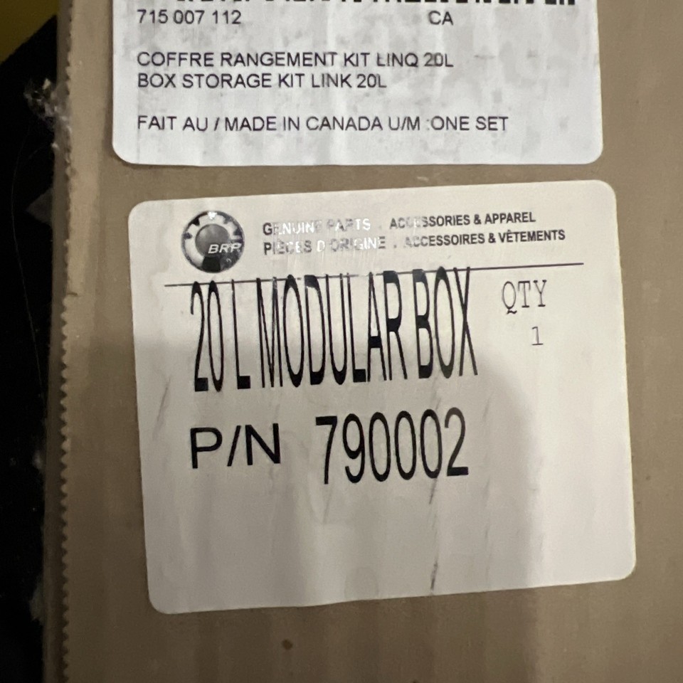 Can Am Ryker Spyder LinQ Modular Cargo Box 5 US Gallon (20 Liter ...