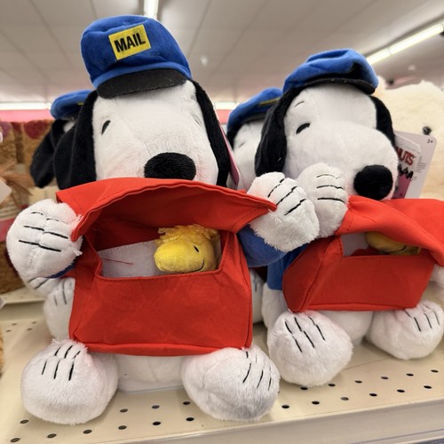 Peanuts Animated Mailman Snoopy & Woodstock Plush 11” - Valentine’s Day ...
