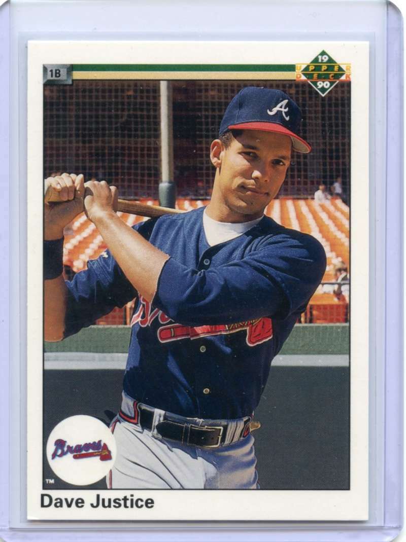 Dave Justice Rookie Card 1990 Upper Deck #711 Atlanta Braves | eBay