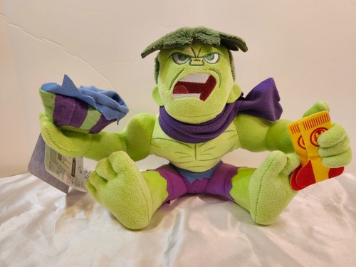Marvel Disney Holiday Hulk Plush Doll Collector Edition & Iron Man ...