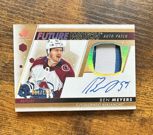 2022-23 SP Authentic - Future Watch Auto Patch Ben Meyers #FWAP-BM /100 ...