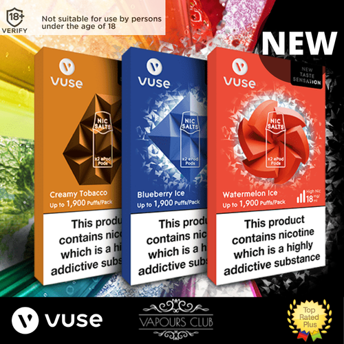 Vuse ePod vPro Cartridge Refills | New Juicy Flavours | Nic Salts e ...