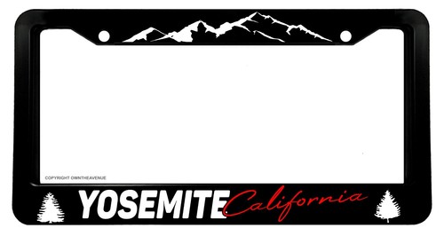 Yosemite Souvenir California Cali Car Truck License Plate Frame V01 | eBay