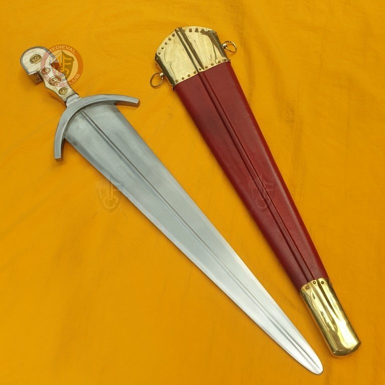 High Carbon Steel Single Handed Practical Venetian Cinquedea Sword | eBay