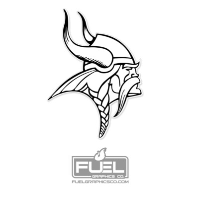 Minnesota Vikings NFL Football Viktor Premium Vinyl Decal Sticker ...