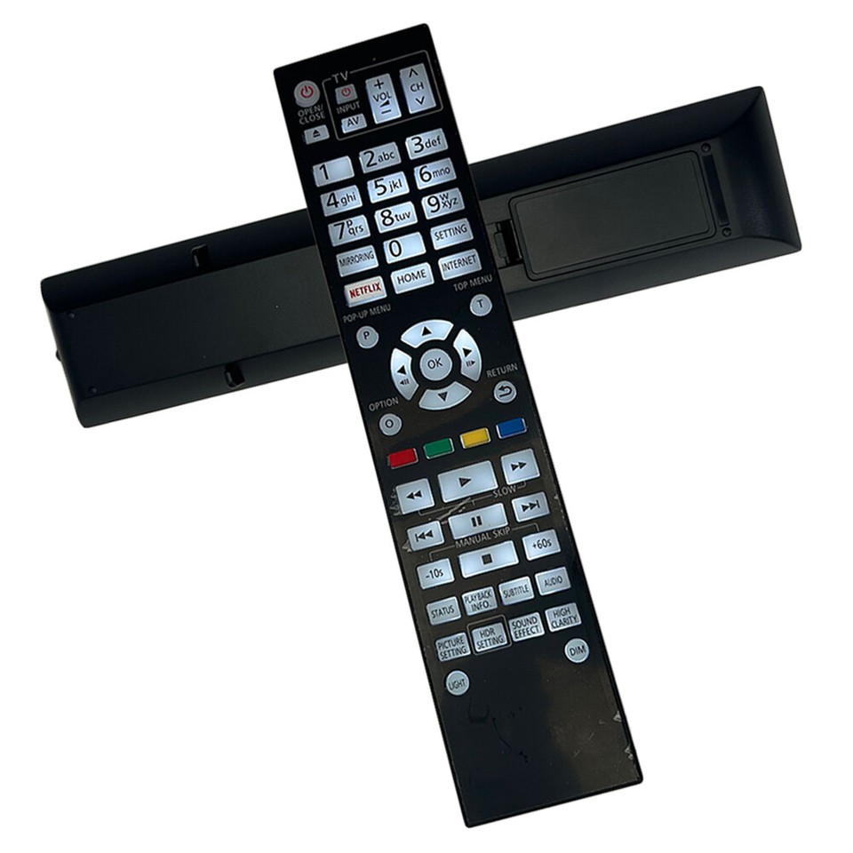 New Replace Remote Control For Panasonic DP-UB9000-K DP-UB9000EBK Blu ...