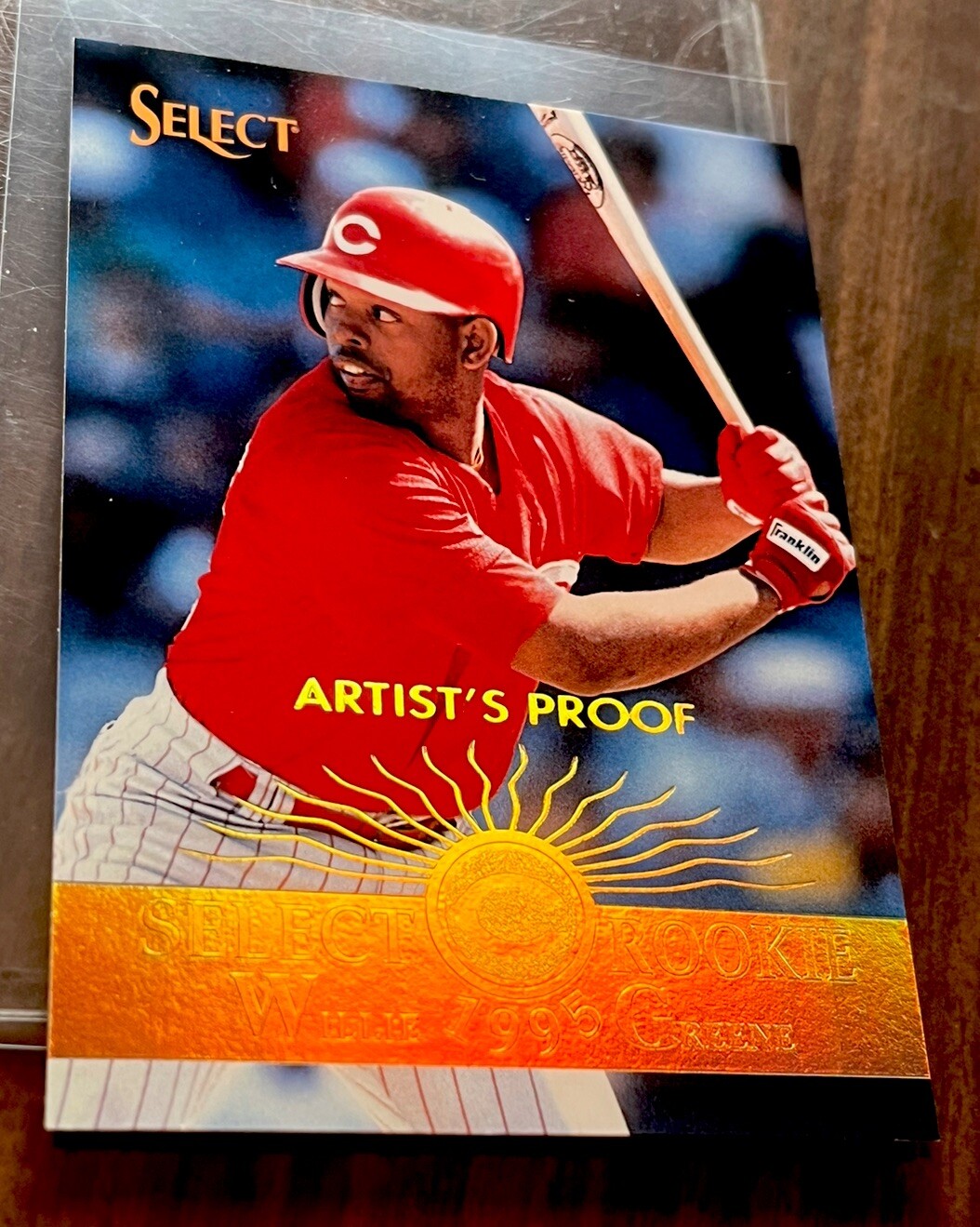 1995 Select ARTIST’S PROOF Cincinnati Reds Baseball Card #190 Willie ...