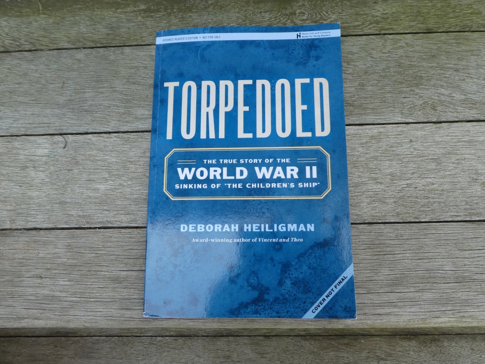 Torpedoed DEBORAH HEILIGMAN ARC Paperback Signed Sinking of Childrens ...