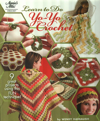 LEARN TO DO YO-YO CROCHET SHAWL HAT AFGHANS ANNIE'S CROCHET PATTERN ...