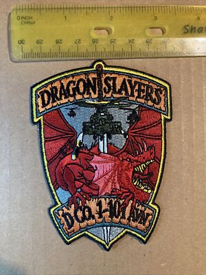 Dragon Slayers D Co 1-101 AVN Military Patch New | eBay