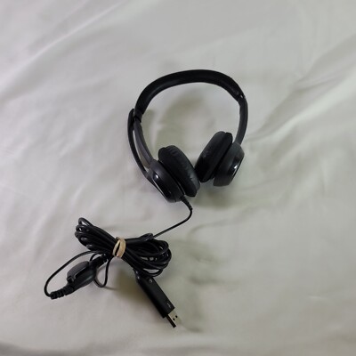Logitech USB Headset Noise Cancelling Microphone (A-00009) *See Pics ...