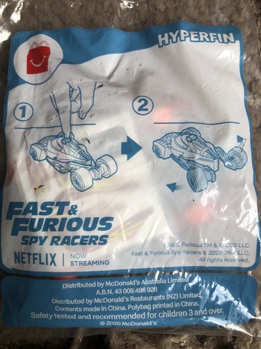 2020 McDonalds Happy Meal Fast and Furious Spy Racers Hyperfin | eBay ...