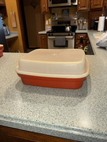 Tupperware Large Season N Serve Meat Marinade Container 1294 Paprika ...