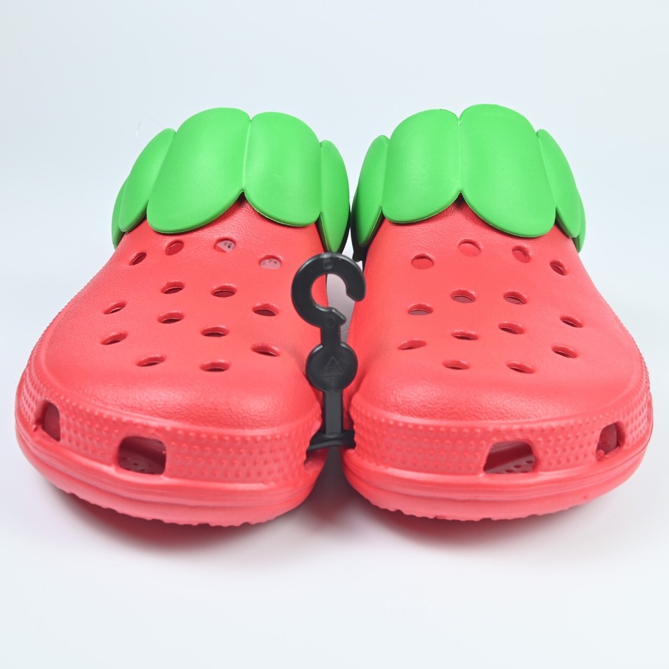 [ 2 Color, 2 Size] Strawberry Sandal Fruit Slippers Clog Shoes from ...