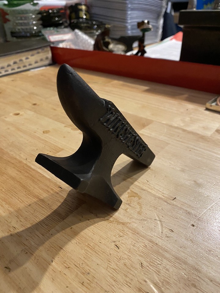 Winchester Anvil Gunsmith Gun Rifles Collector Paperweight Blacksmith ...