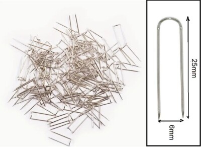 Jewelry Display U Pins 100pcs Hanging Jewelry Mounting Tool Stainless ...