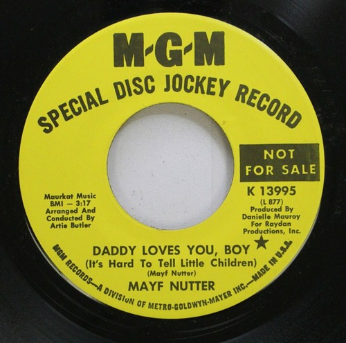 Country Promo 45 Mayf Nutter - Daddy Loves You, Boy / Sing Me Something ...