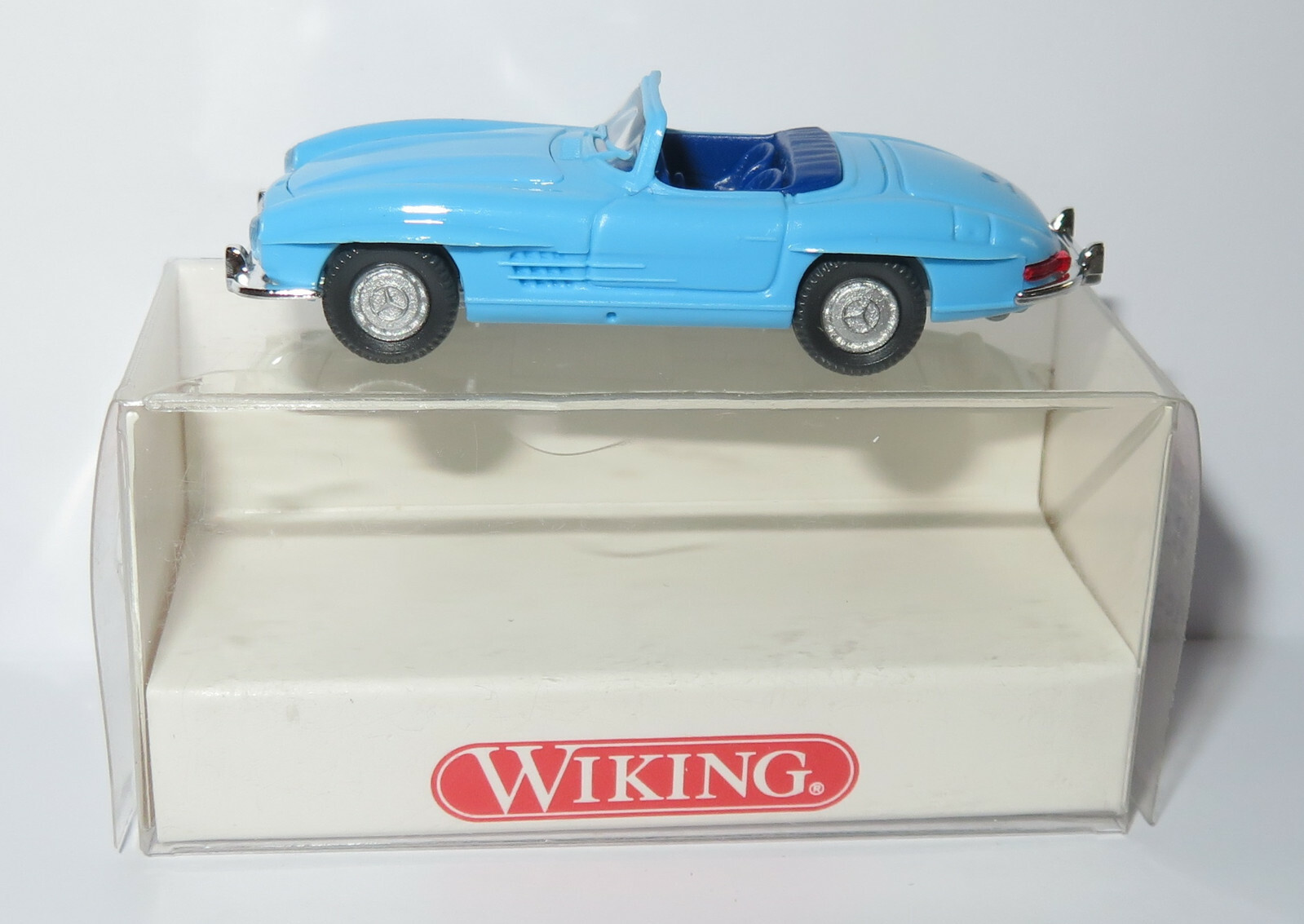 Micro WIKING Ho 1/87 Mercedes-Benz 300 Sl Roadster Cabriolet Blue ...