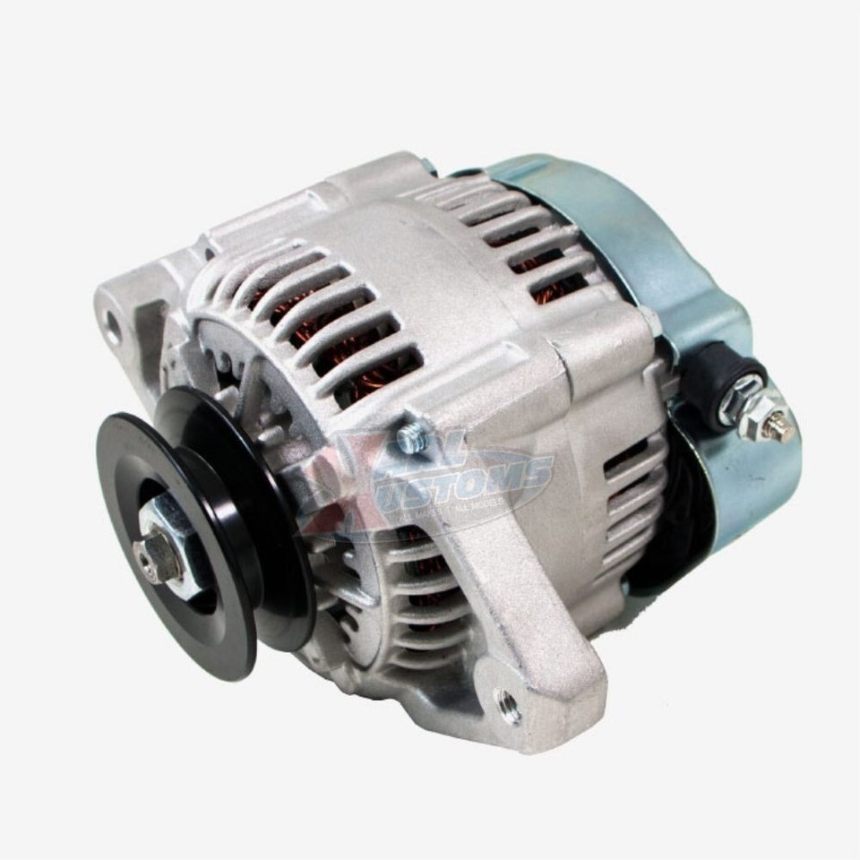Denso Style Mini 90 AMP Race Alternator GM V Belt 1-Wire Street ...