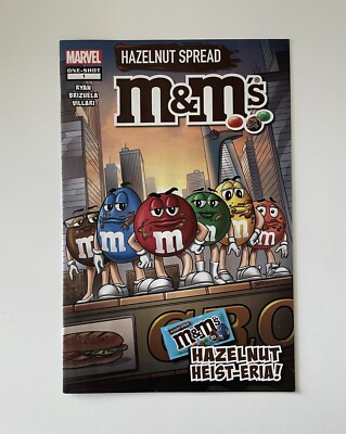 M&M's Hazelnut Heist-Eria Marvel Comics One Shot #1 SDCC 2019 NM * RARE ...