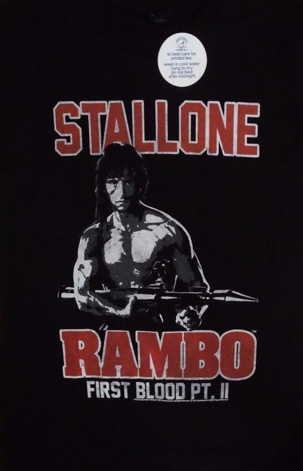 Rambo Movie Stallone John Rambo Officially Licensed T-Shirt | eBay