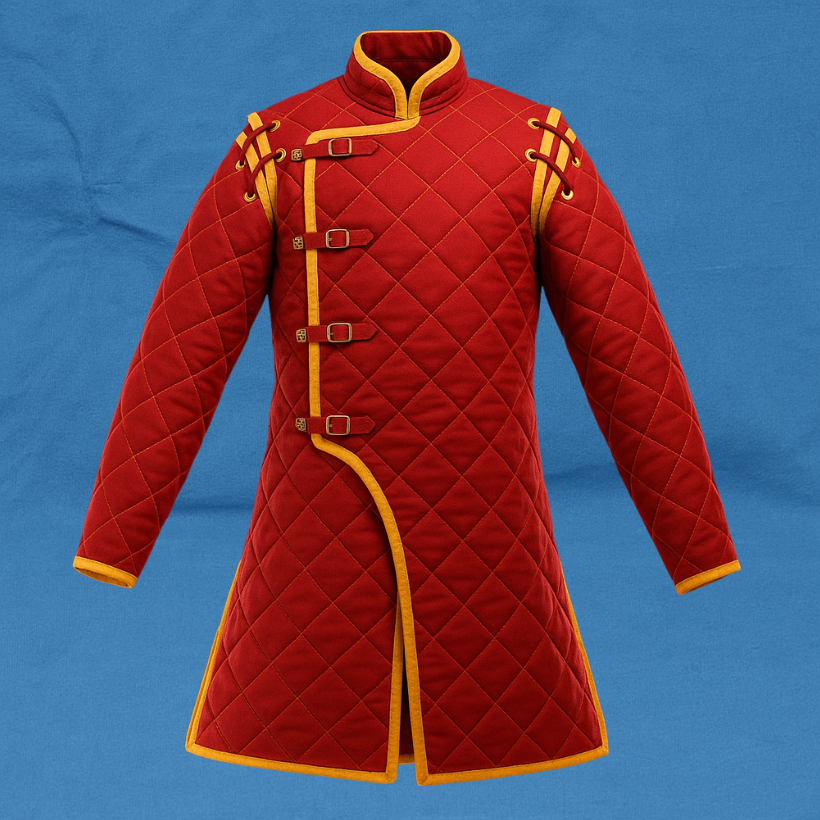 Medieval Padded Gambeson Armor Quilted Jacket for LARP, Reenactment ...
